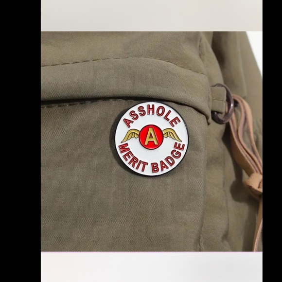 Jewelry | 3 For 2 All Individual Pins Comical Pin Ahole Merit Badge Gag ...